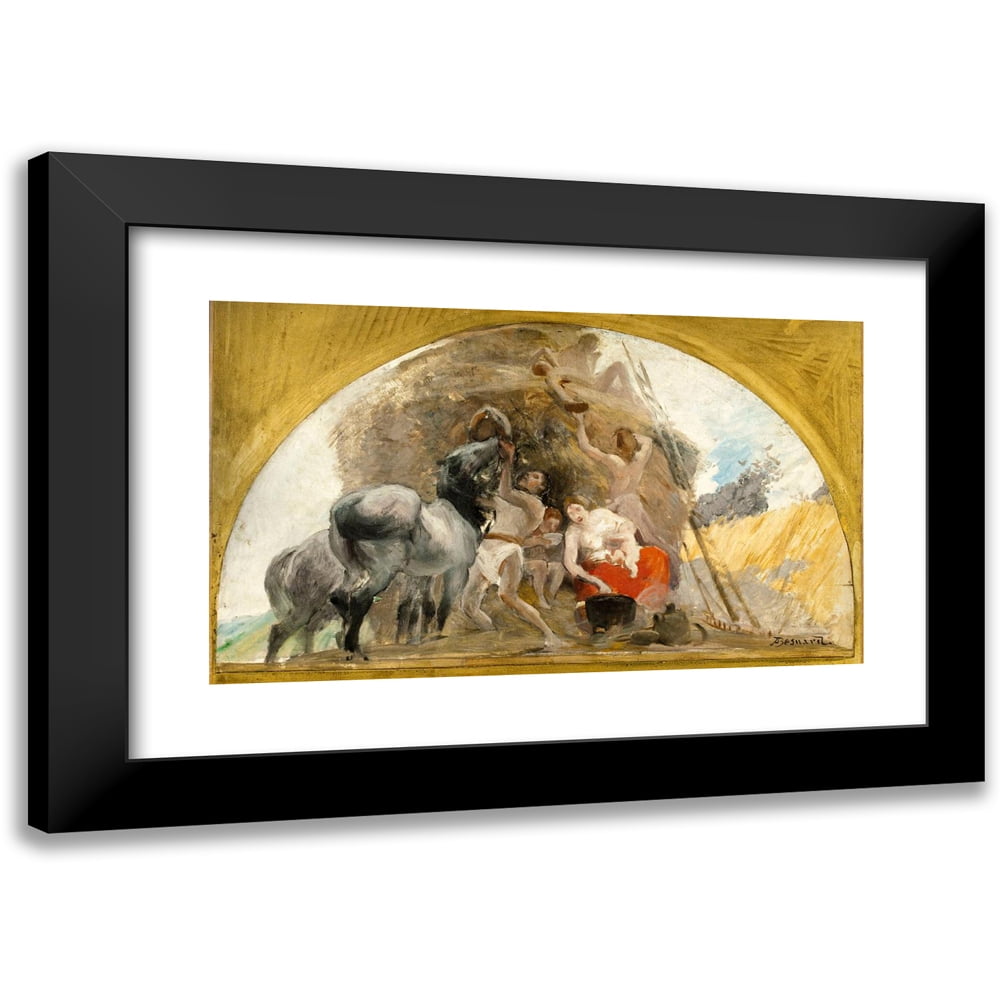 Albert Besnard 24x16 Black Modern Framed Museum Art Print Titled ...