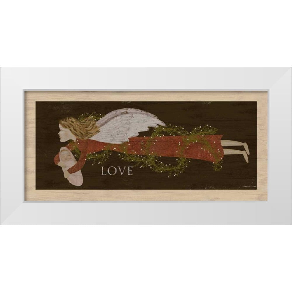 Albert, Beth 18x10 White Modern Wood Framed Museum Art Print Titled ...