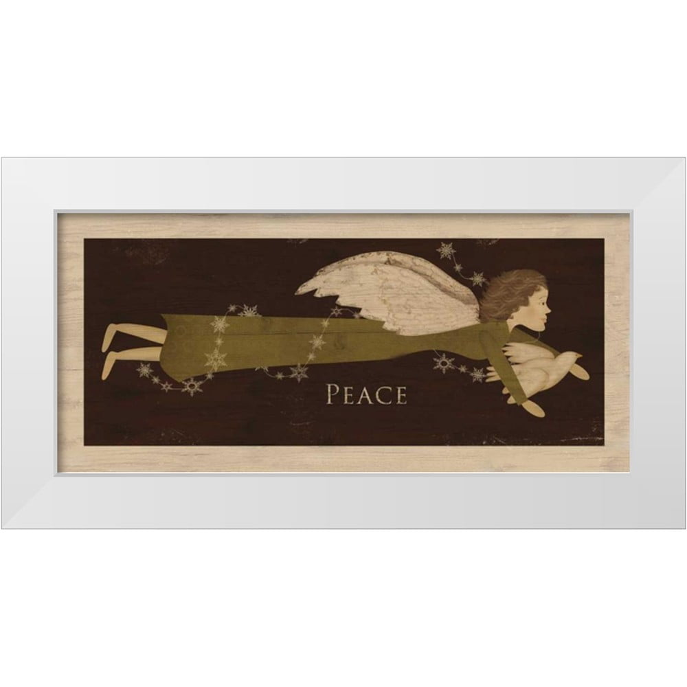 Albert, Beth 24x13 White Modern Wood Framed Museum Art Print Titled ...