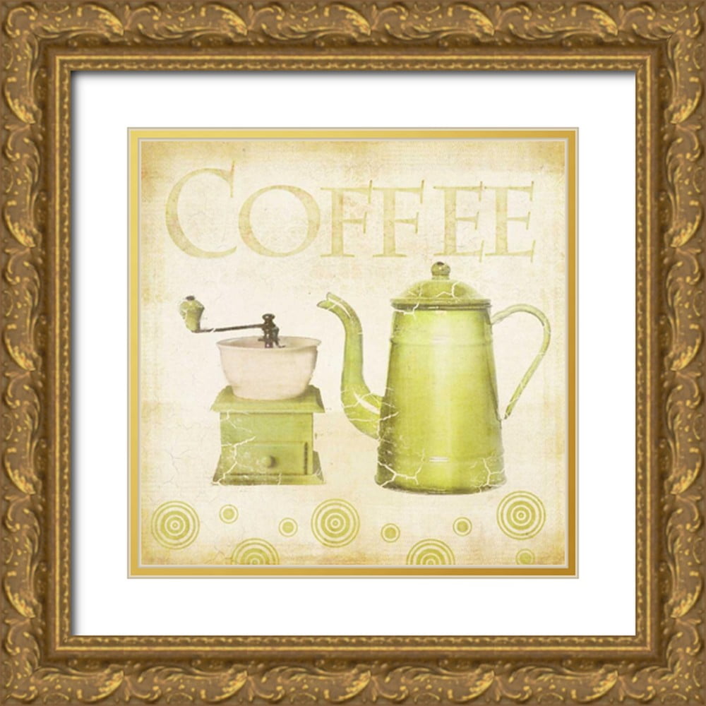 Albert, Beth 26x26 Gold Ornate Wood Framed with Double Matting Museum ...