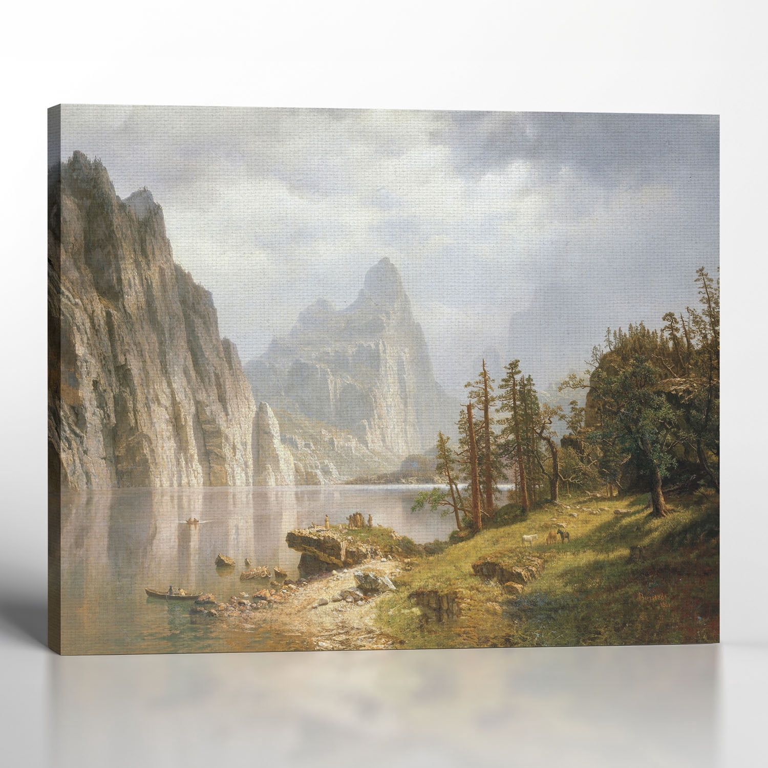 Albert Bierstadt Prints, Famous Paintings, Fine Art, Merced River ...