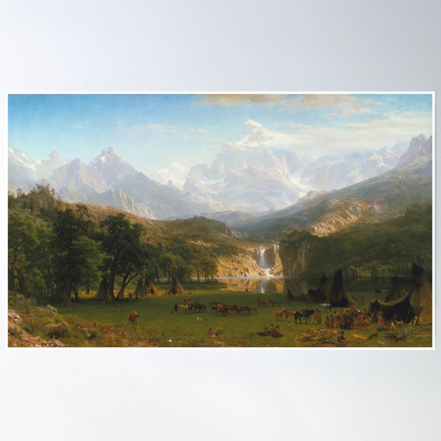 Albert Bierstadt - The Rocky Mountains, Lander'S Peak (1863) Poster ...