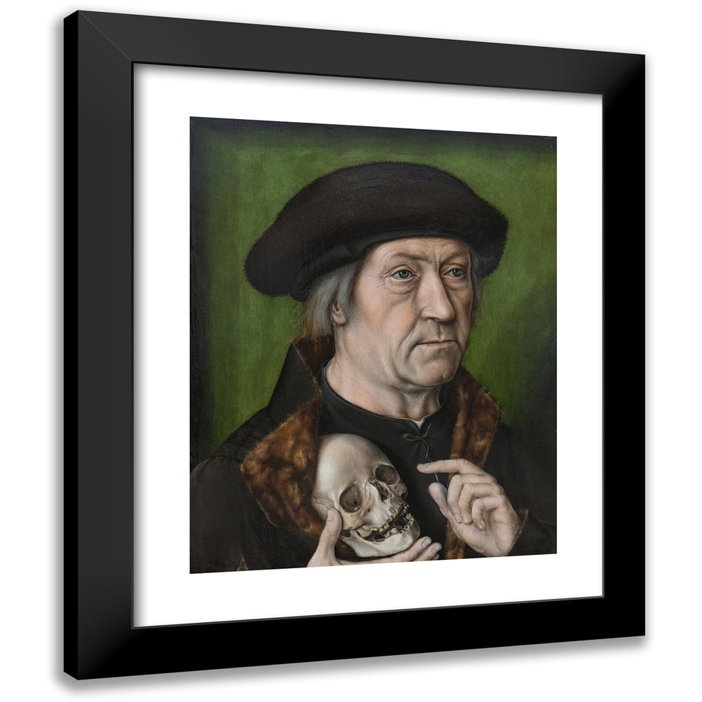Albert Bouts 12x14 Black Modern Framed Museum Art Print Titled - Self ...