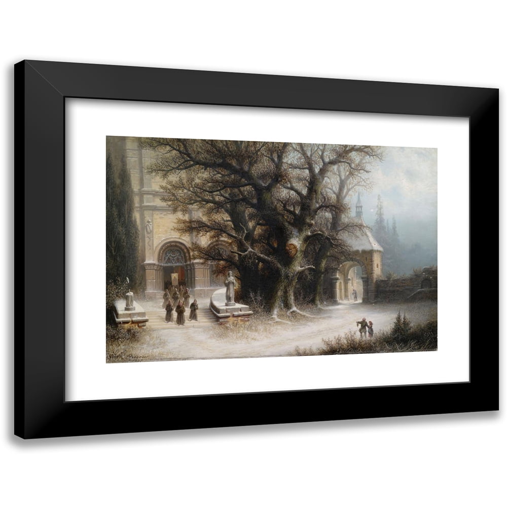 Albert Bredow 24x18 Black Modern Framed Museum Art Print Titled ...