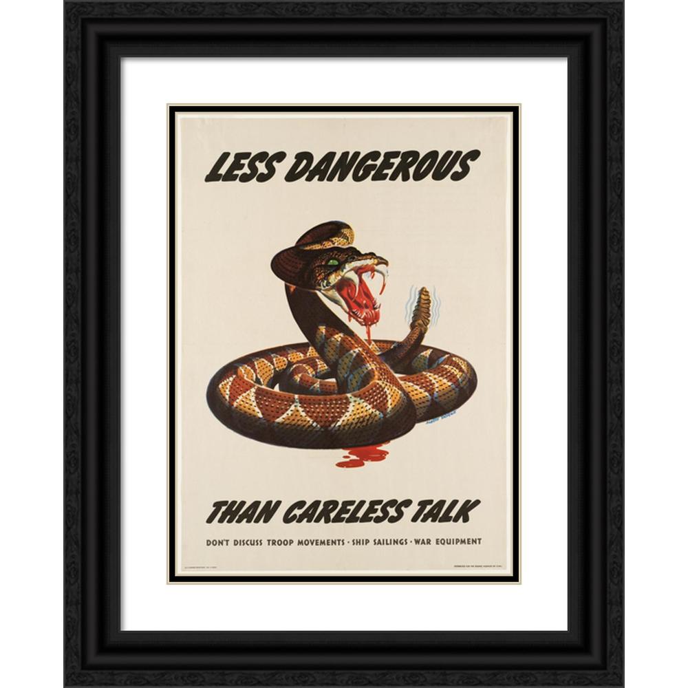 Albert Dorne 11x14 Black Ornate Wood Framed Double Matted Museum Art ...