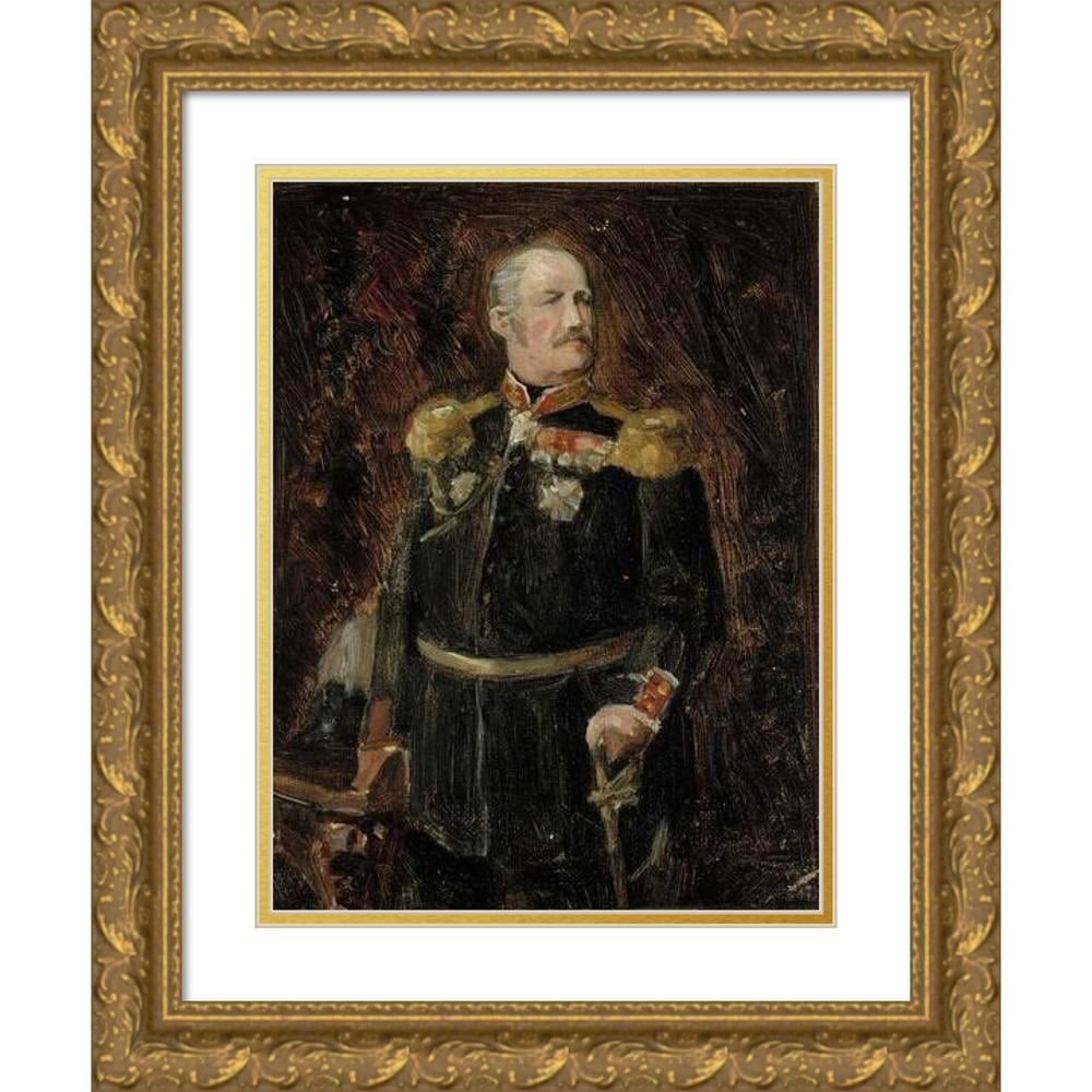 Albert Edelfelt 11x14 Gold Ornate Wood Frame and Double Matted Museum ...