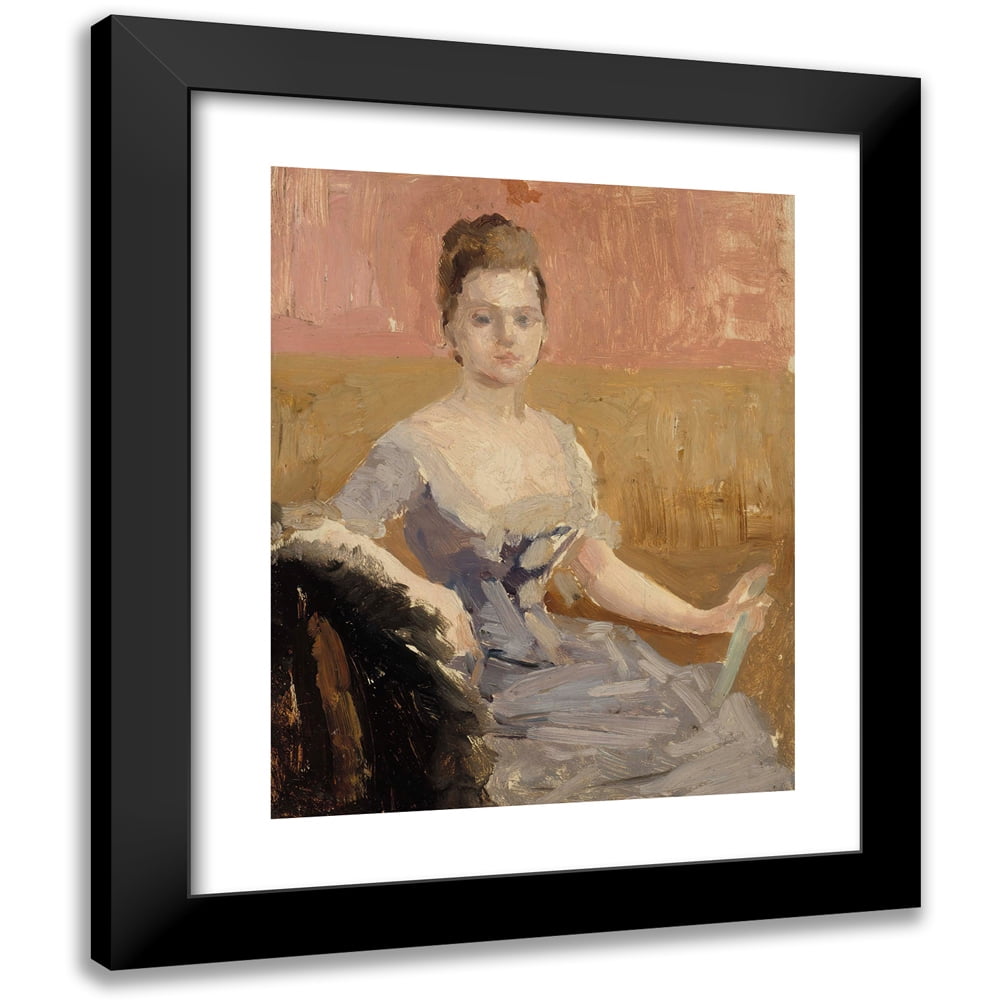 Albert Edelfelt 12x14 Black Modern Framed Museum Art Print Titled ...