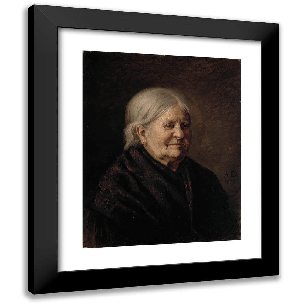 Albert Edelfelt 12x14 Black Modern Framed Museum Art Print Titled ...