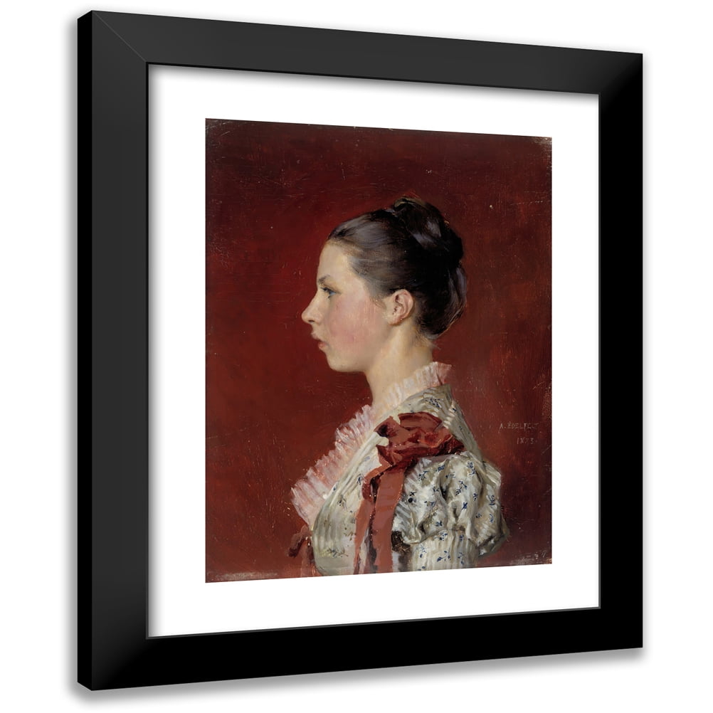 Albert Edelfelt 14x18 Black Modern Framed Museum Art Print Titled ...