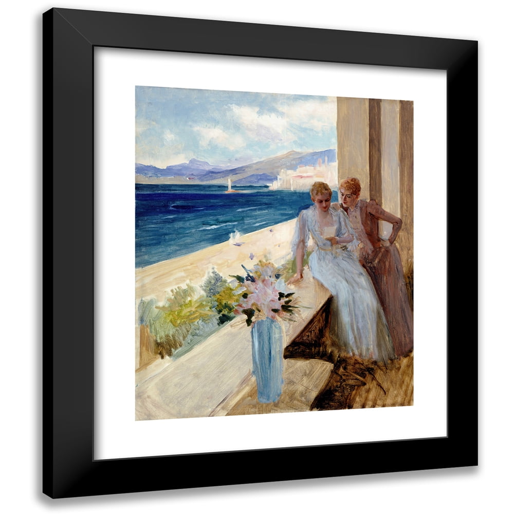 Albert Edelfelt 15x18 Black Modern Framed Museum Art Print Titled - The ...