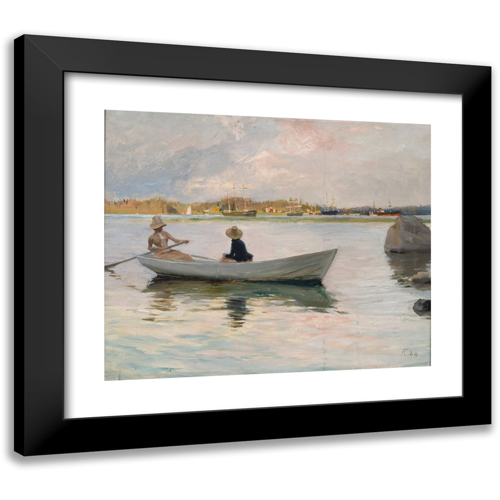 Albert Edelfelt 17x15 Black Modern Framed Museum Art Print Titled ...