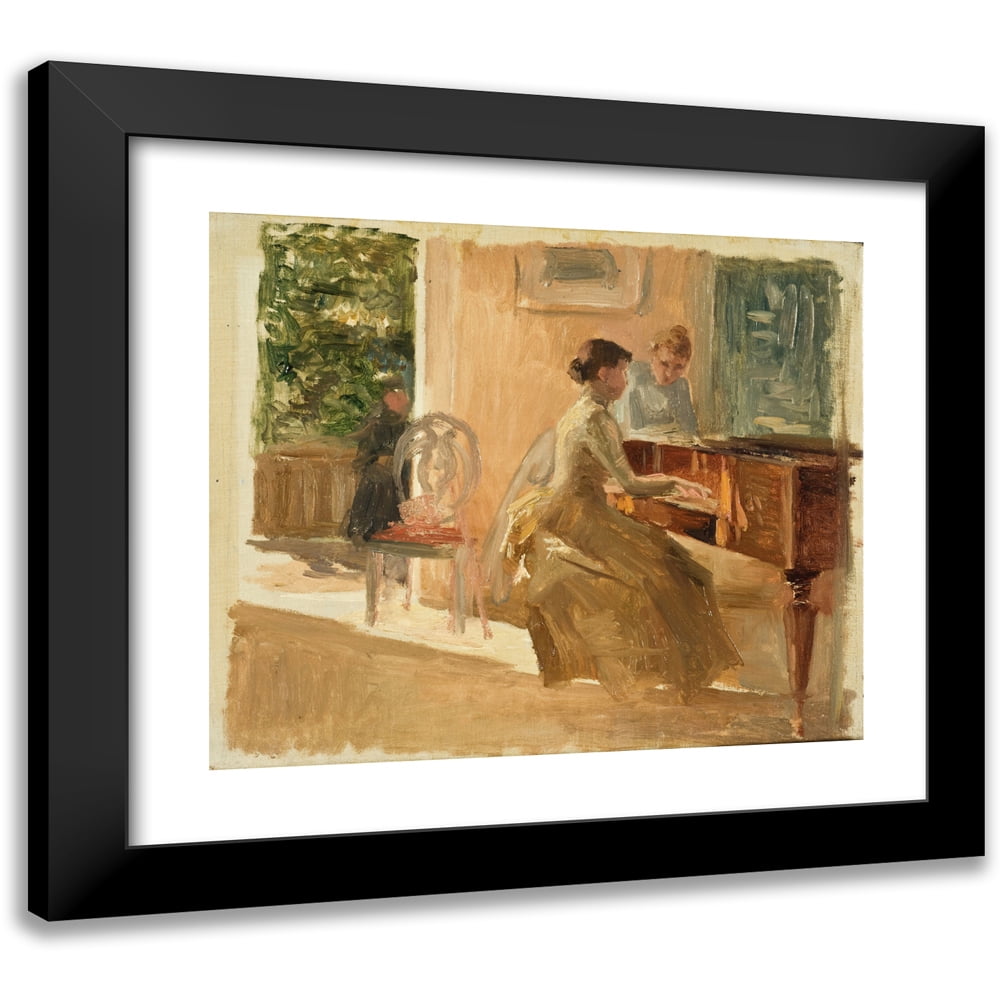 Albert Edelfelt 17x15 Black Modern Framed Museum Art Print Titled - In ...