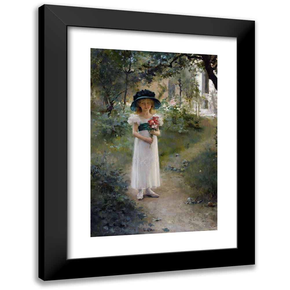 Albert Edelfelt 17x24 Black Modern Framed Museum Art Print Titled - In ...