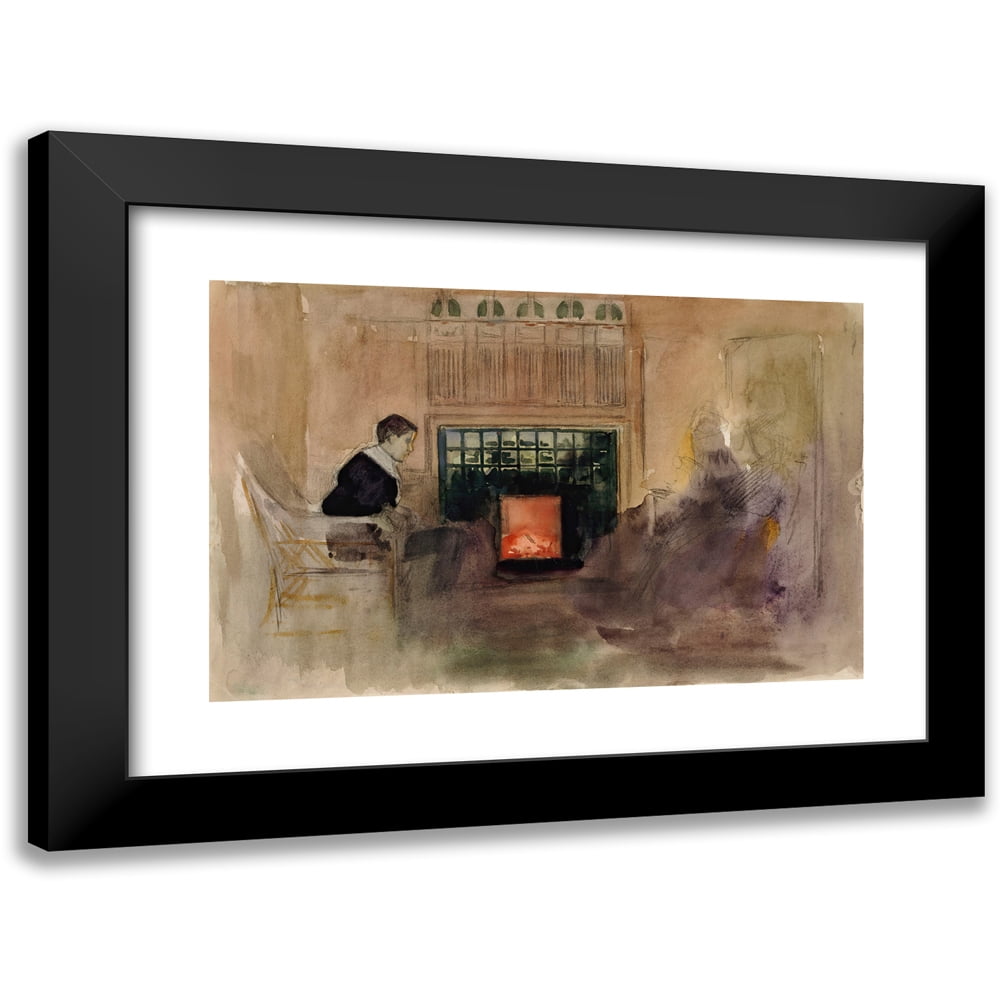 Albert Edelfelt 18x13 Black Modern Framed Museum Art Print Titled ...