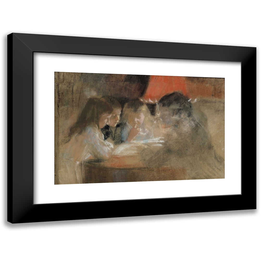 Albert Edelfelt 18x13 Black Modern Framed Museum Art Print Titled - The ...