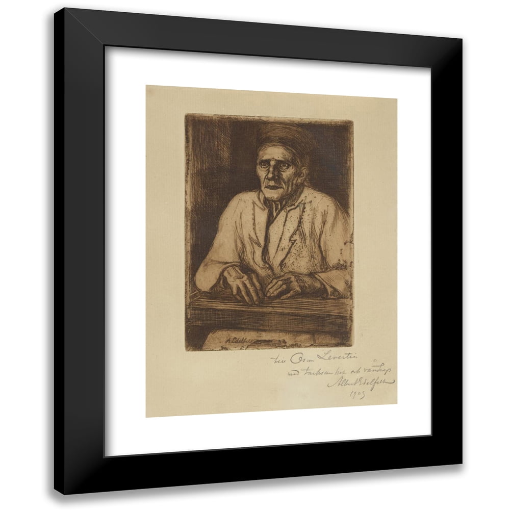 Albert Edelfelt 19x24 Black Modern Framed Museum Art Print Titled ...