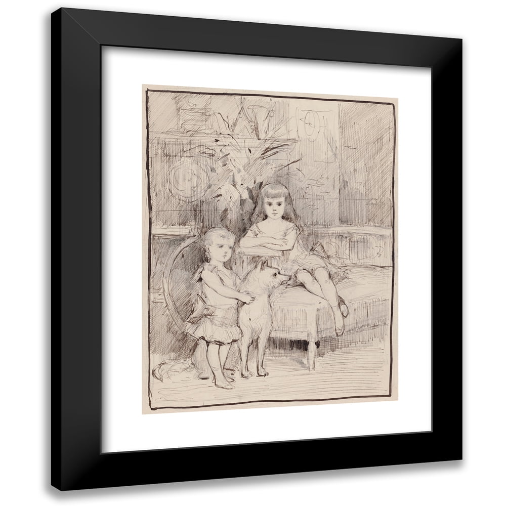 Albert Edelfelt 19x24 Black Modern Framed Museum Art Print Titled ...