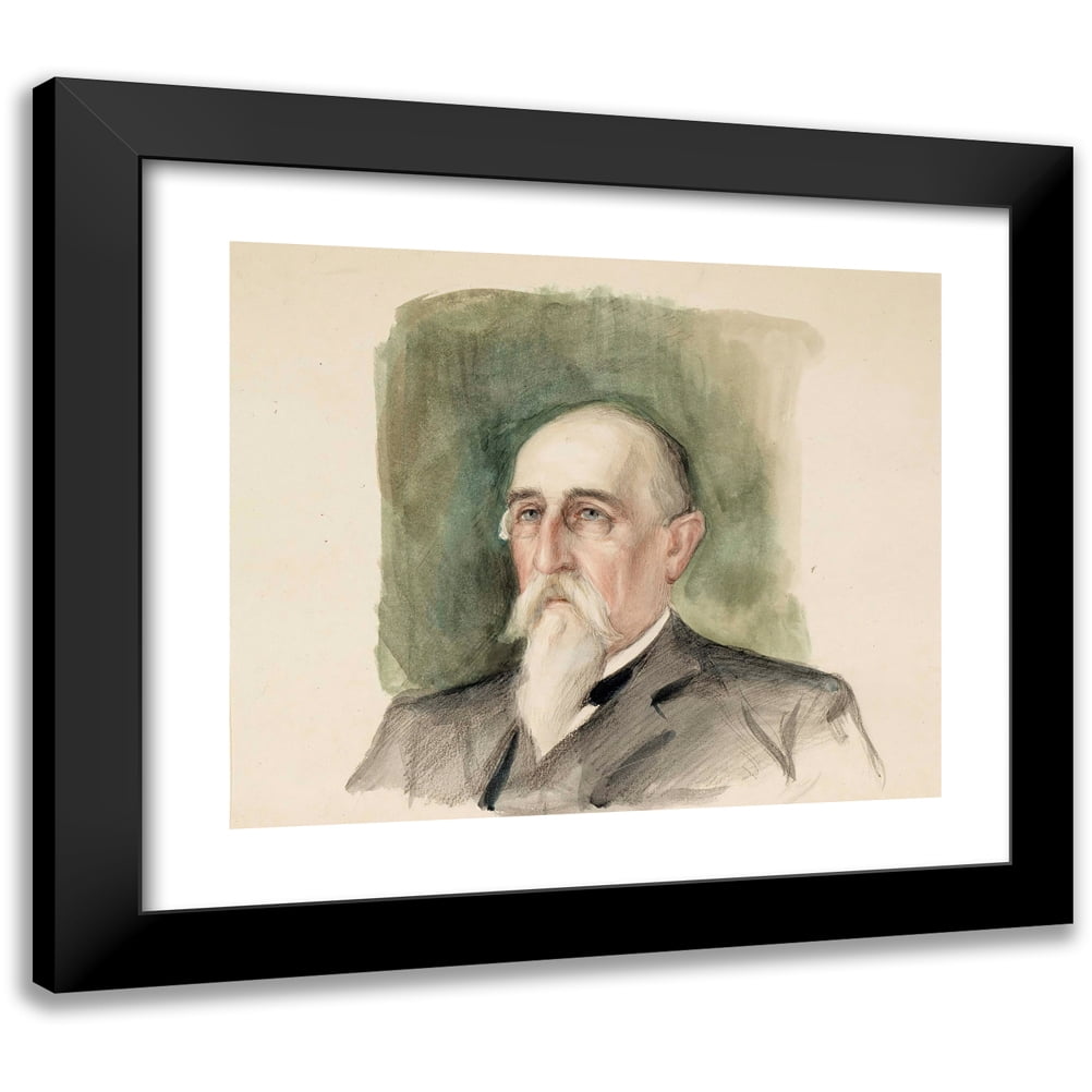 Albert Edelfelt 24x20 Black Modern Framed Museum Art Print Titled - Leo ...
