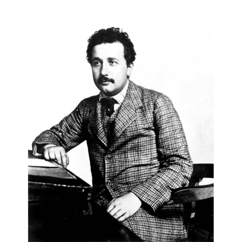 Albert Einstein At The Swiss Patent Office History (18 x 24) - Walmart.com