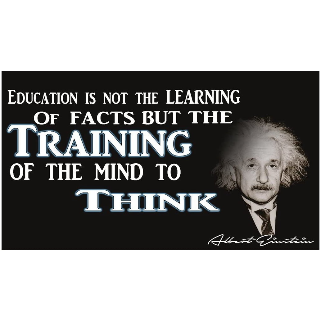 Education Albert Einstein Quotes Motivational Poster Albert Einstein