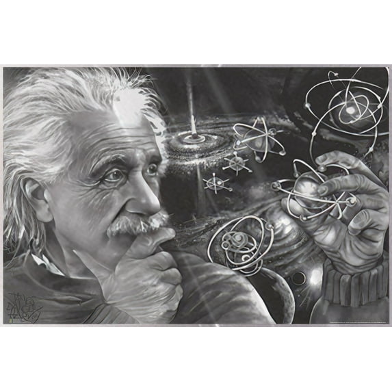 Albert Einstein - Personality Poster (Quazar) (Size: 36" x 24 ...