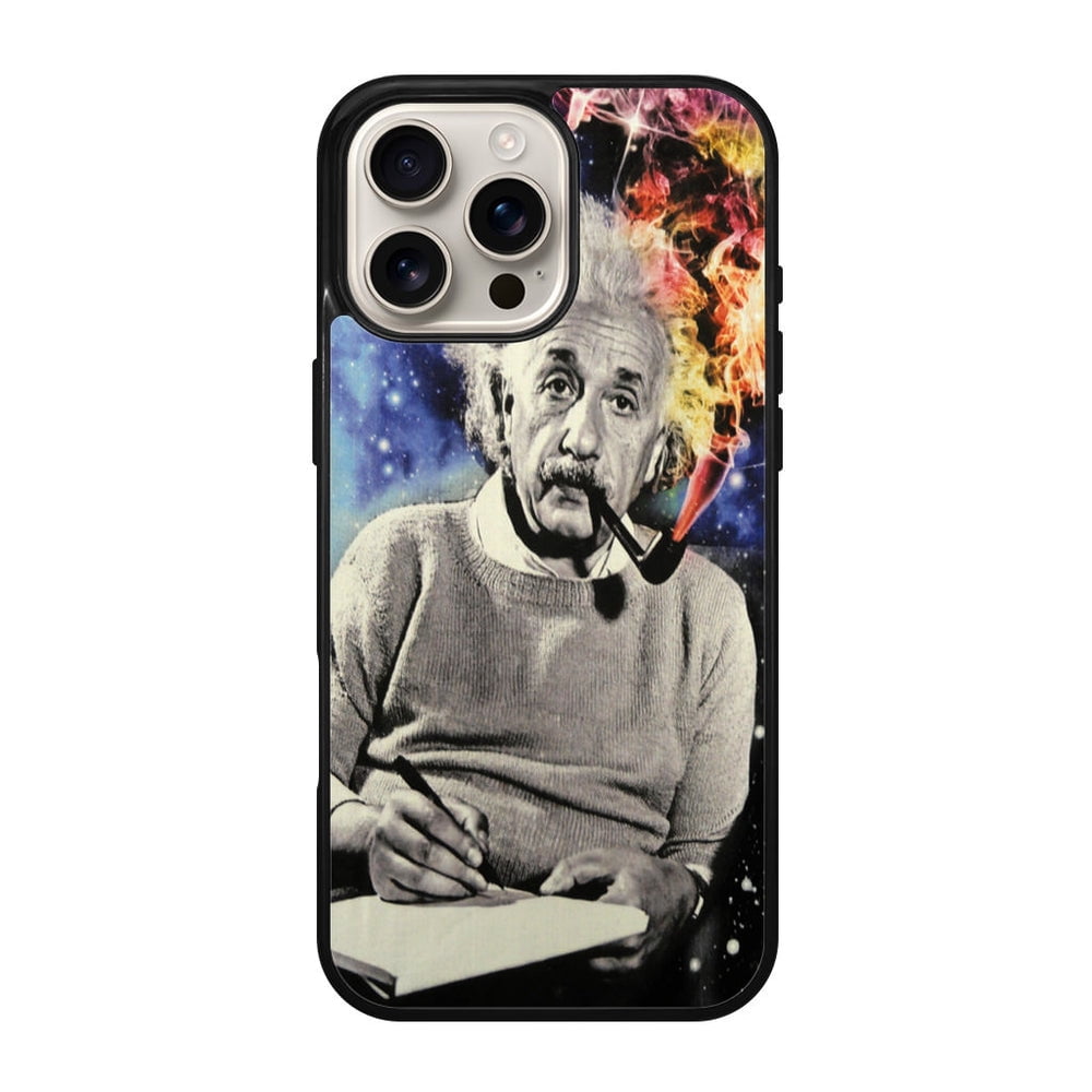 Albert Einstein Smoking Phone case, Phone Case For iPhone 16 15 14 13 ...