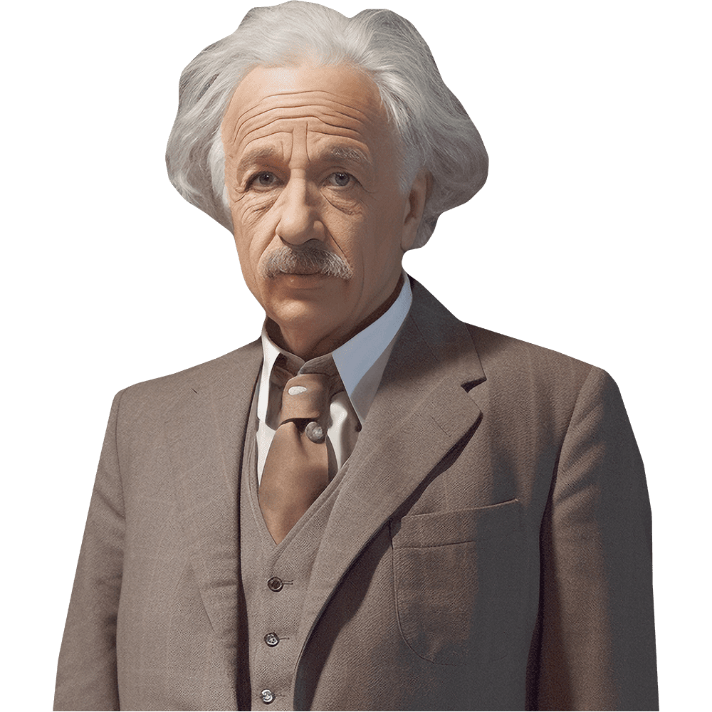 Albert Einstein (Suit) Half Body Buddy Cutout - Walmart.com