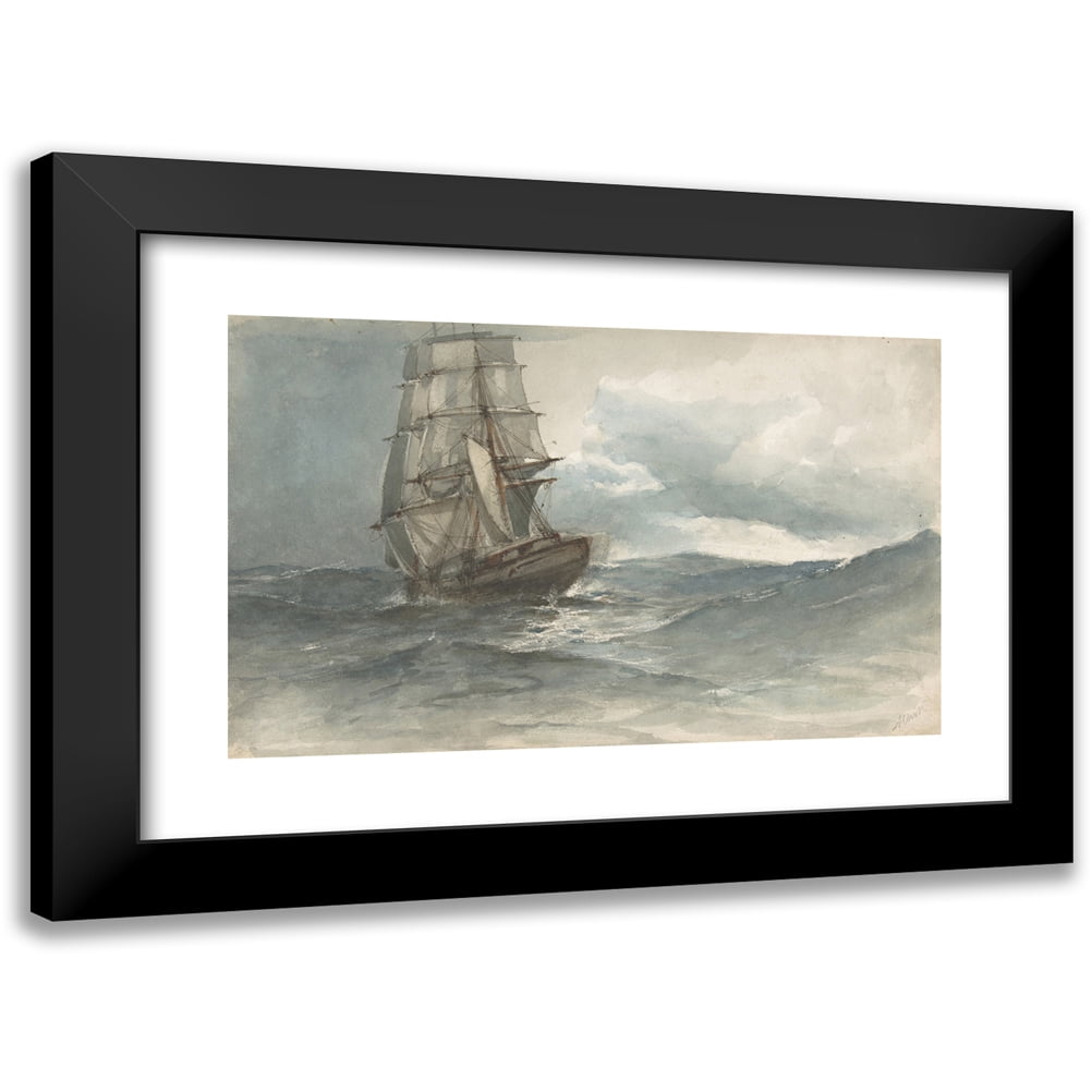 Albert Ernest Markes 24x16 Black Modern Framed Museum Art Print Titled ...