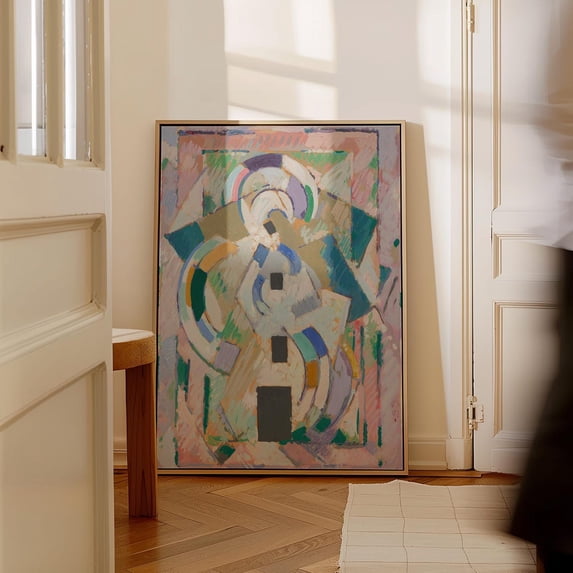 Albert Gleizes Abstract Geometric Art Poster Pink Dopamine Decor Poster ...