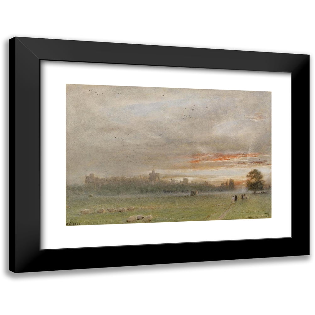 Albert Goodwin 18x14 Black Modern Framed Museum Art Print Titled ...