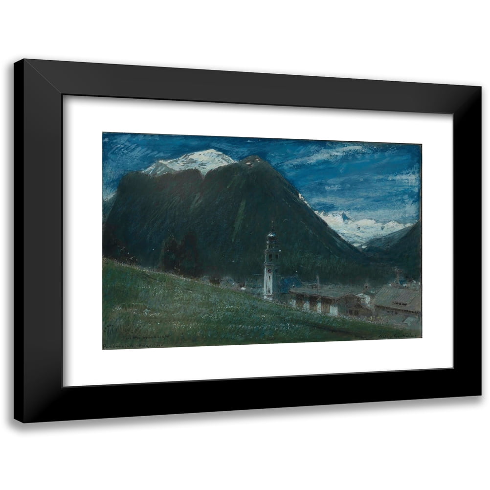 Albert Goodwin 24x18 Black Modern Framed Museum Art Print Titled - In ...