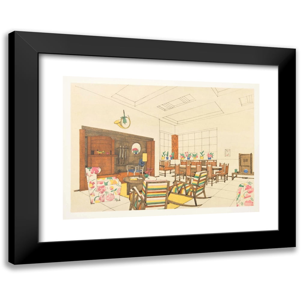 Albert Guénot 24x19 Black Modern Framed Museum Art Print Titled ...