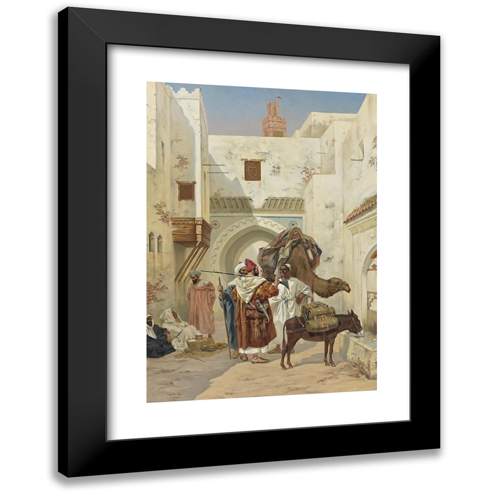 Albert Joseph Franke 14x18 Black Modern Framed Museum Art Print Titled ...