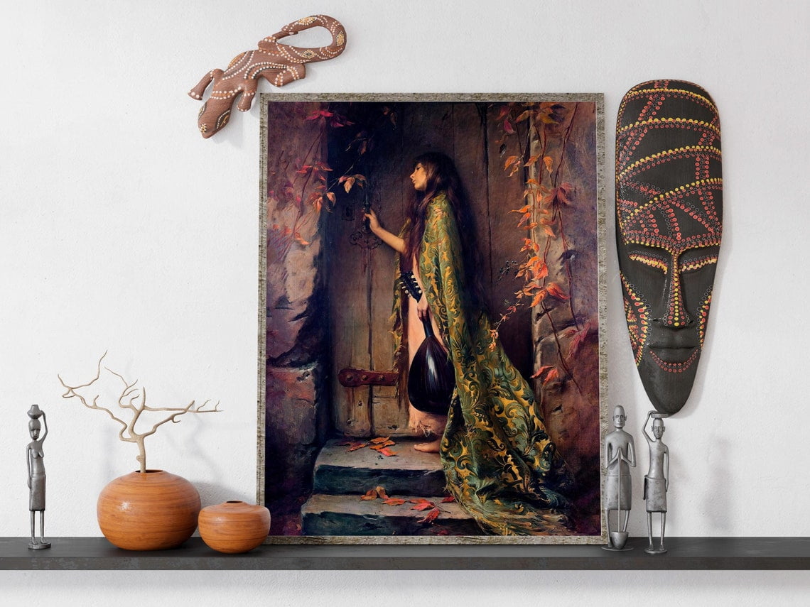 Albert-Joseph Penot - La Petite Cigale. Vagant Art Poster, Kitchen ...