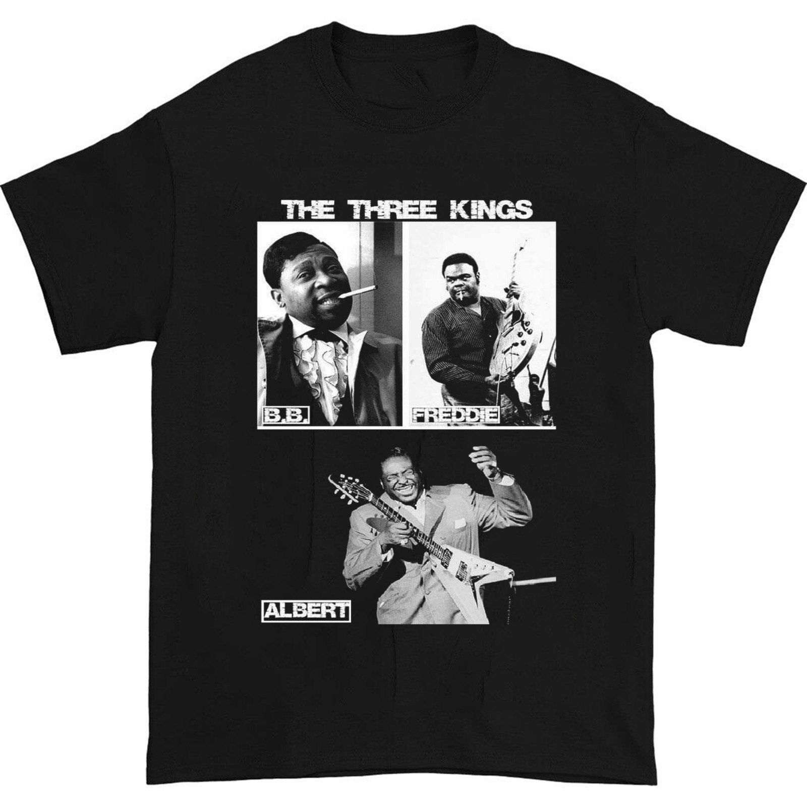 Albert King BB King Freddie King KINGS OF BLUES Shirt Black Unisex S-5XL CC3954 - Walmart.com