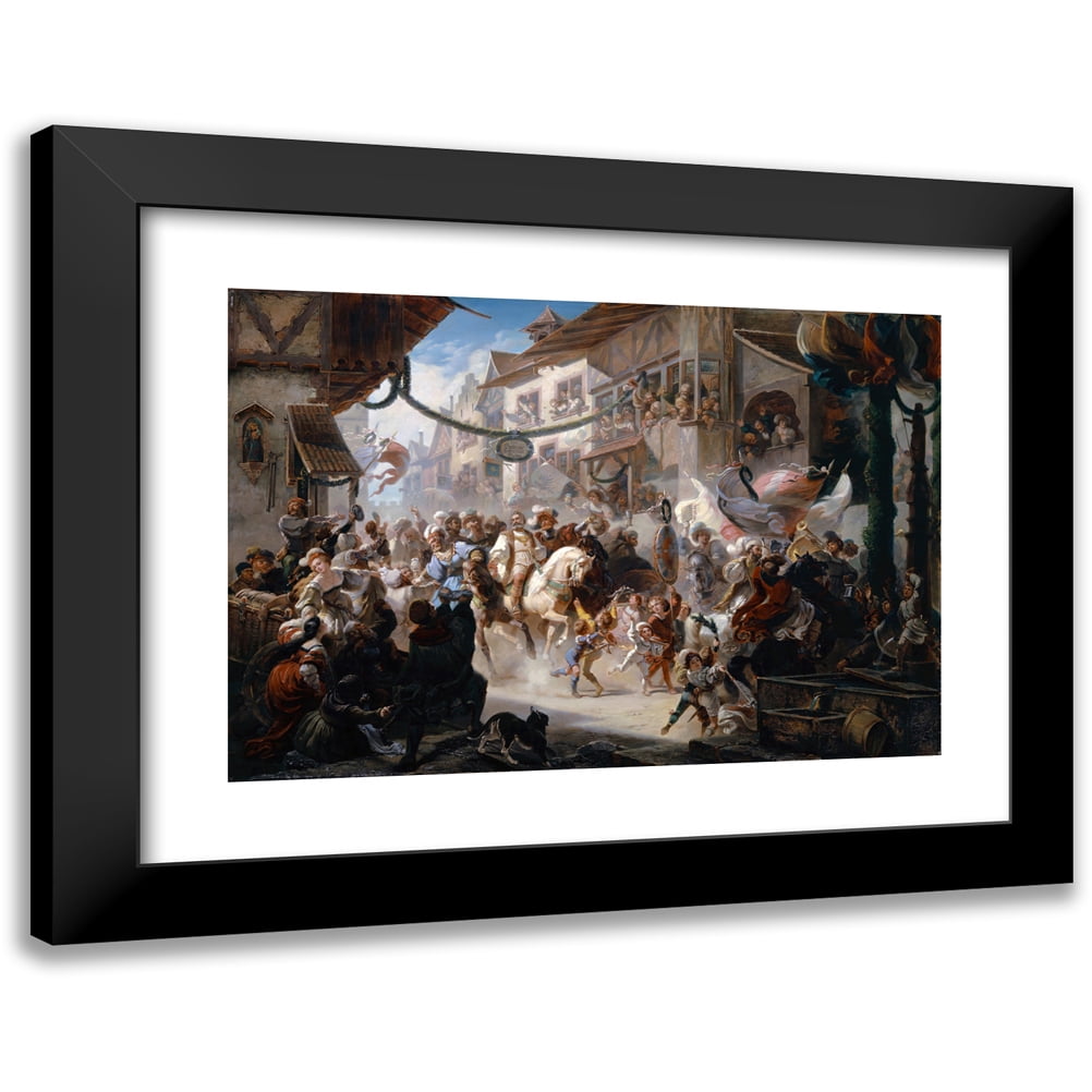 Albert Landerer 18x14 Black Modern Framed Museum Art Print Titled ...