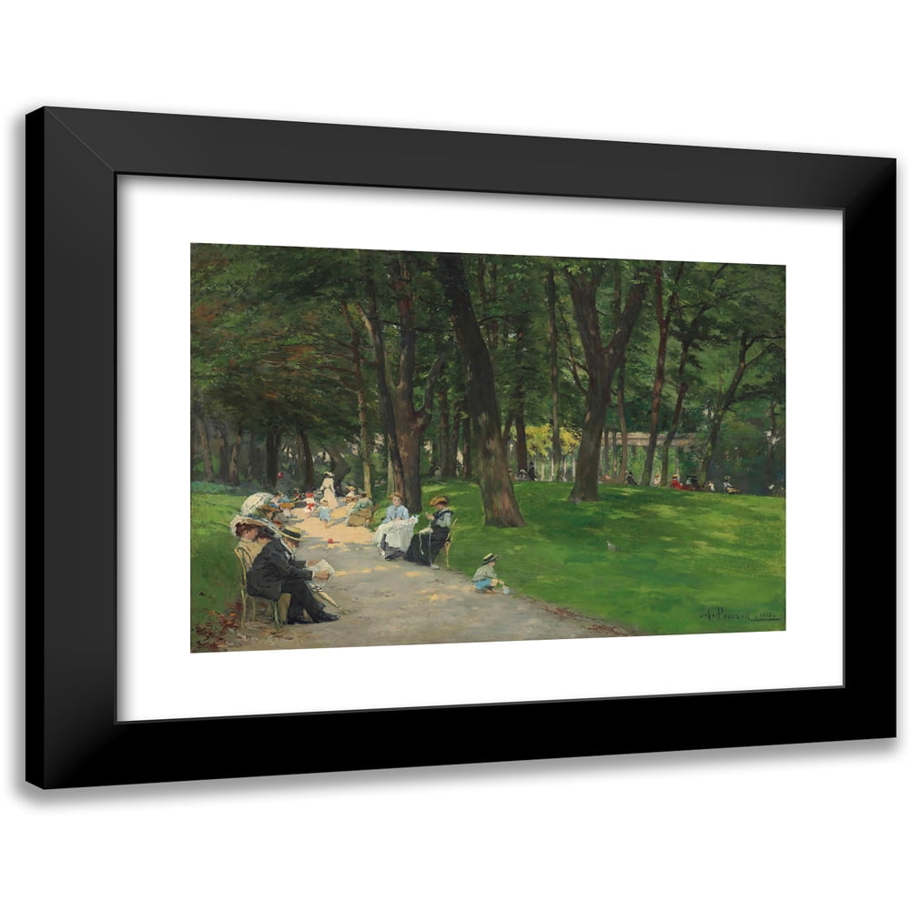 Albert Leopold Pierson 18x14 Black Modern Framed Museum Art Print ...