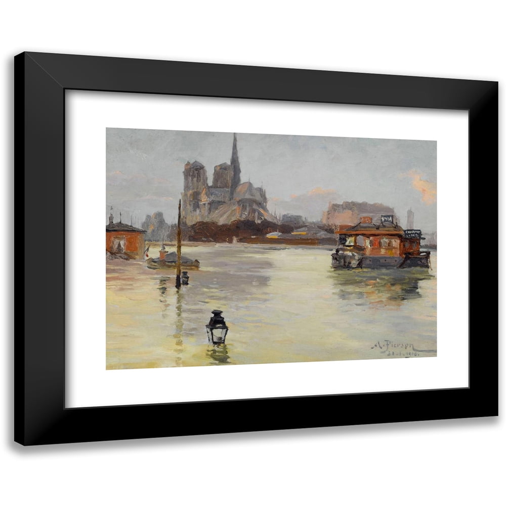 Albert Leopold Pierson 18x14 Black Modern Framed Museum Art Print ...