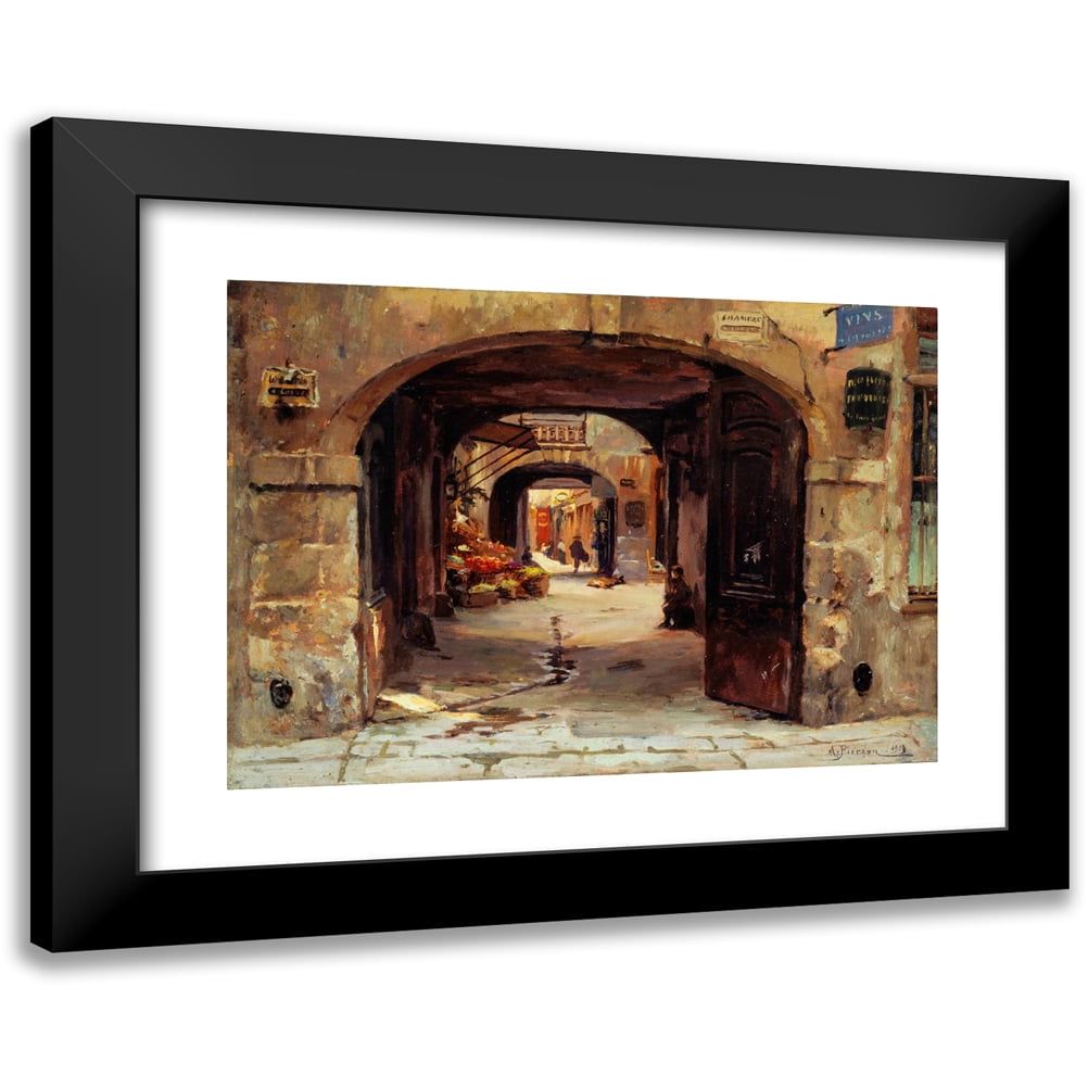 Albert Leopold Pierson 18x14 Black Modern Framed Museum Art Print ...