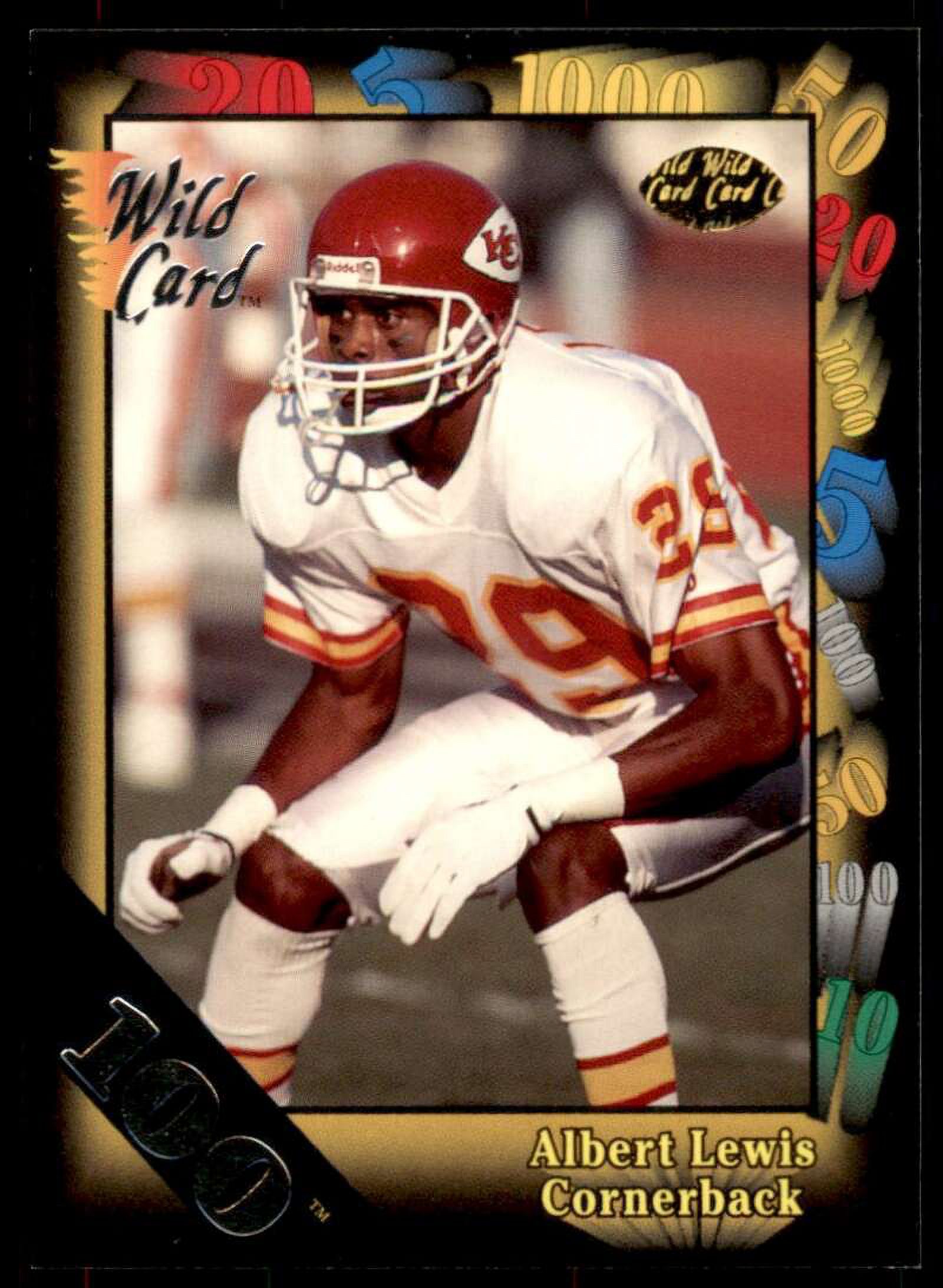 Albert Lewis Card 1991 Wild Card 100 Stripe #87 - Walmart.com