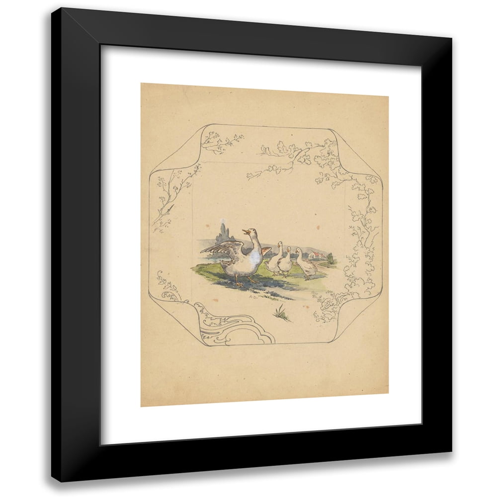 Albert Louis Dammouse 12x14 Black Modern Framed Museum Art Print Titled ...
