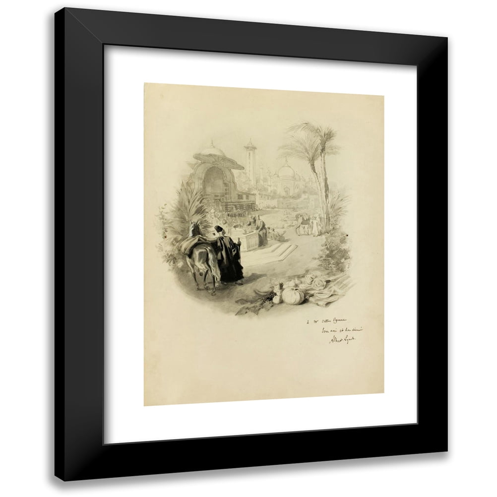 Albert Lynch 14x18 Black Modern Framed Museum Art Print Titled - Study ...