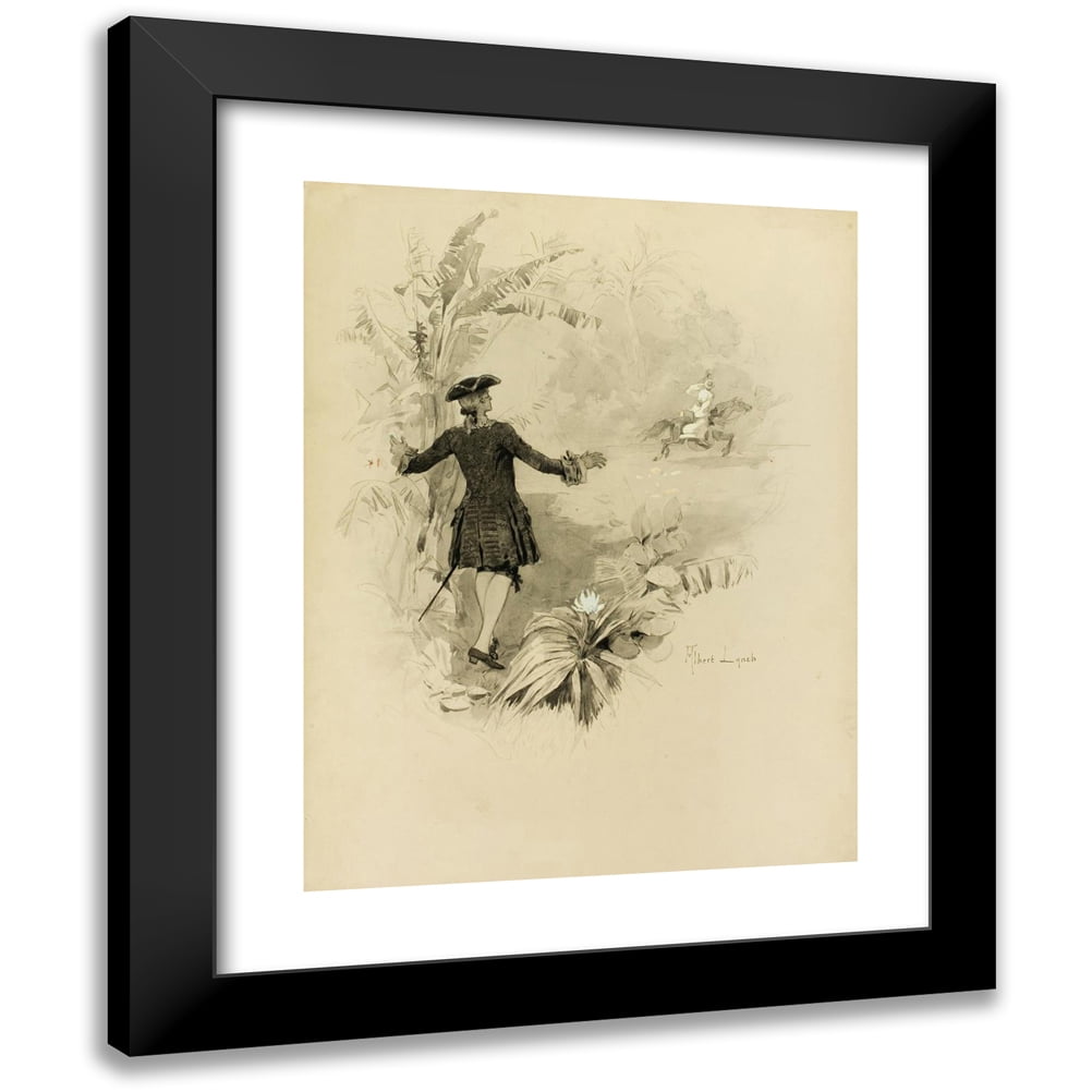 Albert Lynch 19x24 Black Modern Framed Museum Art Print Titled - Study ...