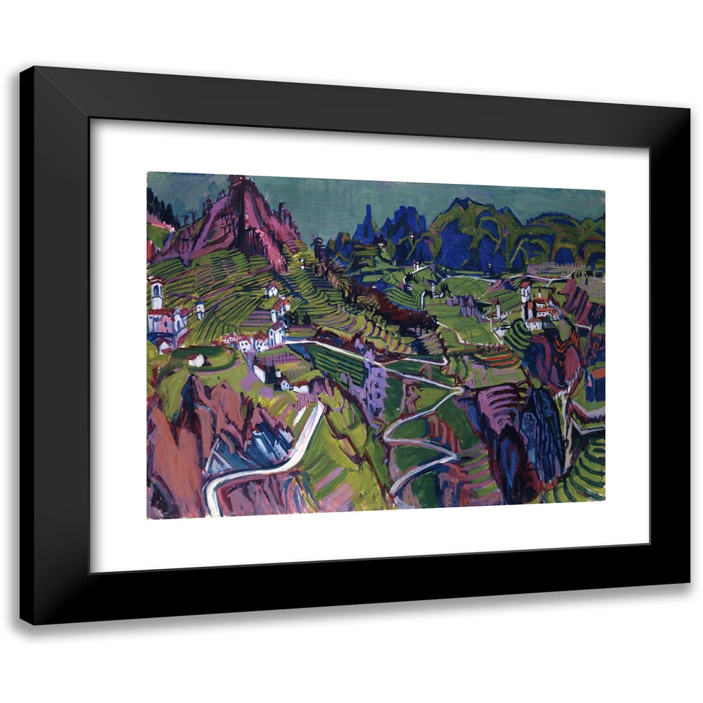 Albert Müller 14x12 Black Modern Framed Museum Art Print Titled - Large ...