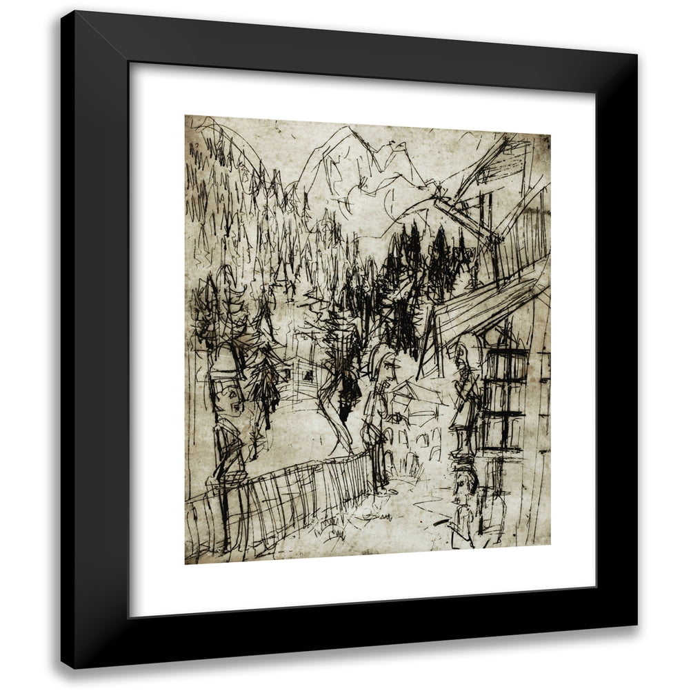 Albert Müller 15x18 Black Modern Framed Museum Art Print Titled ...