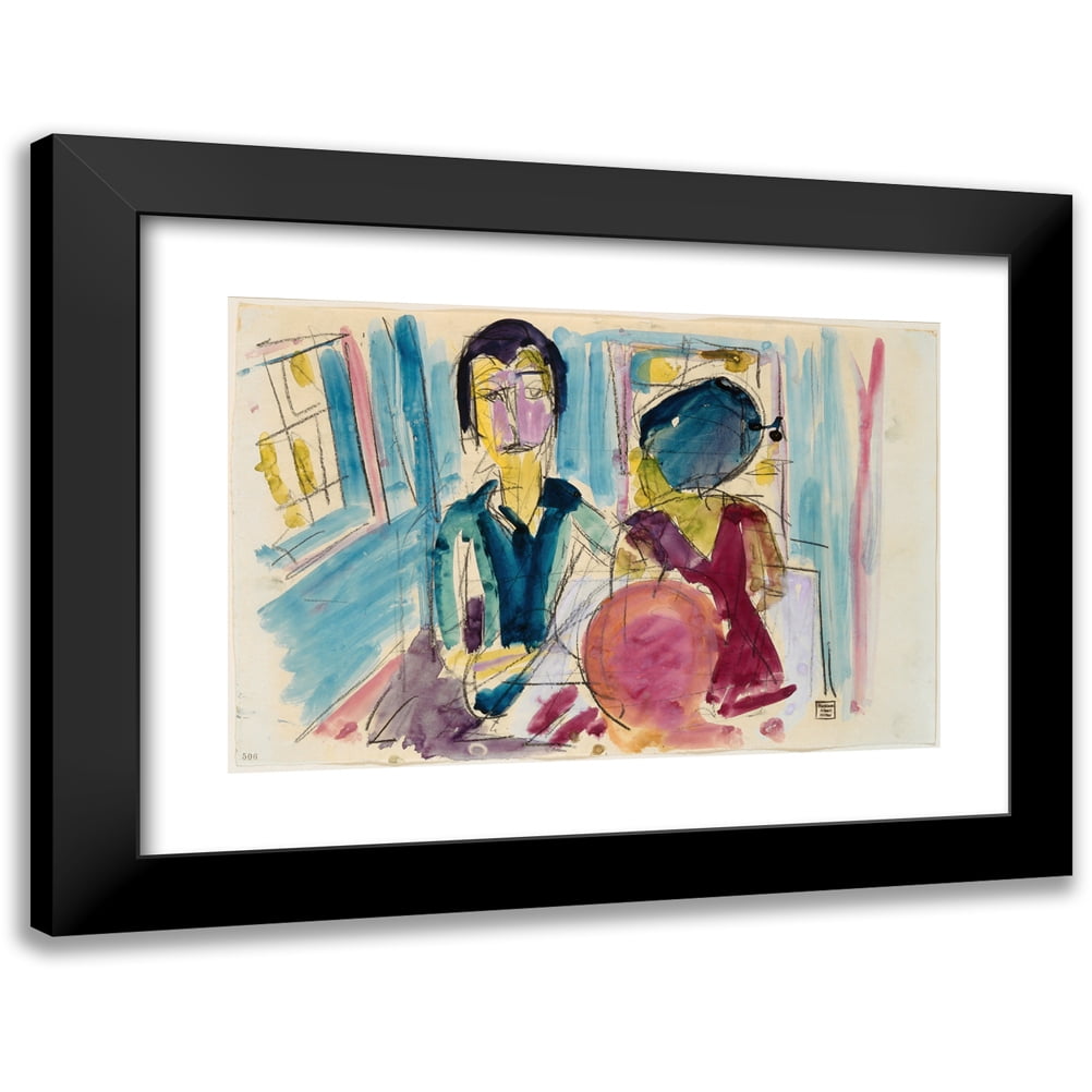 Albert Müller 24x17 Black Modern Framed Museum Art Print Titled ...