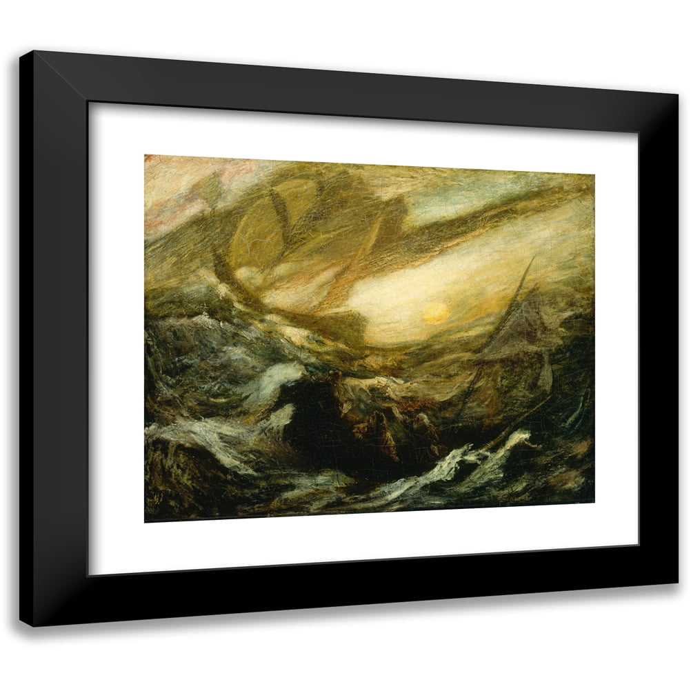 Albert Pinkham Ryder 14x12 Black Modern Framed Museum Art Print Titled ...
