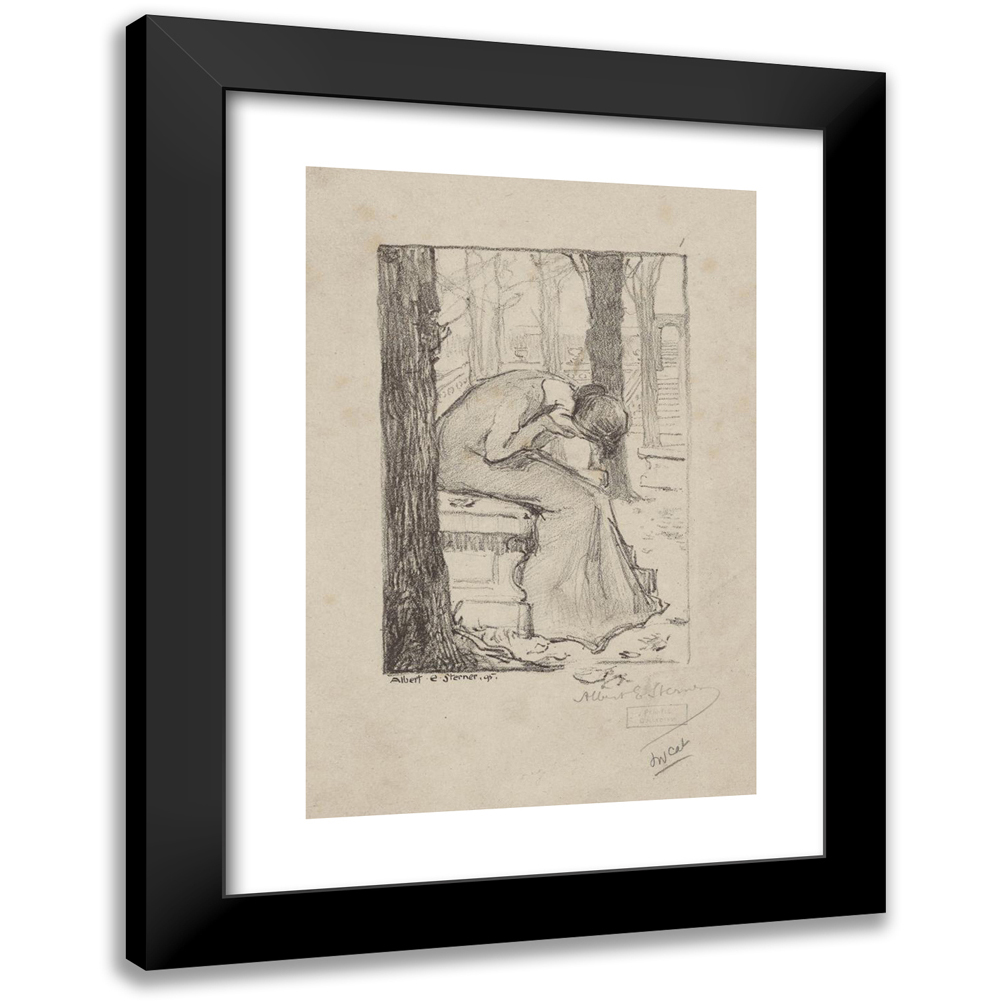 Albert Sterner 11x14 Black Modern Framed Museum Art Print Titled ...