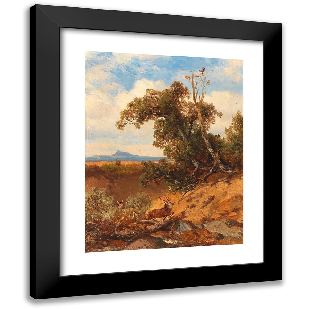 Albert Zimmermann 15x18 Black Modern Framed Museum Art Print Titled ...