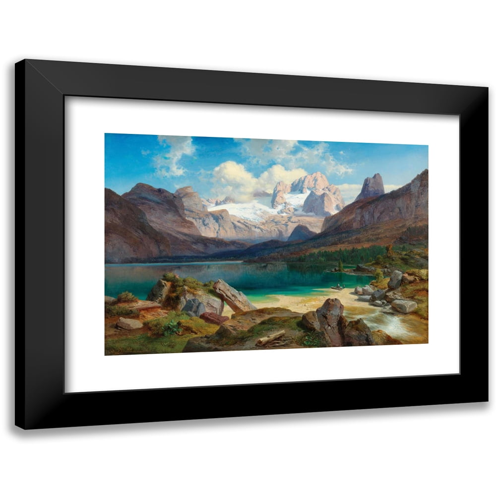 Albert Zimmermann 24x18 Black Modern Framed Museum Art Print Titled ...